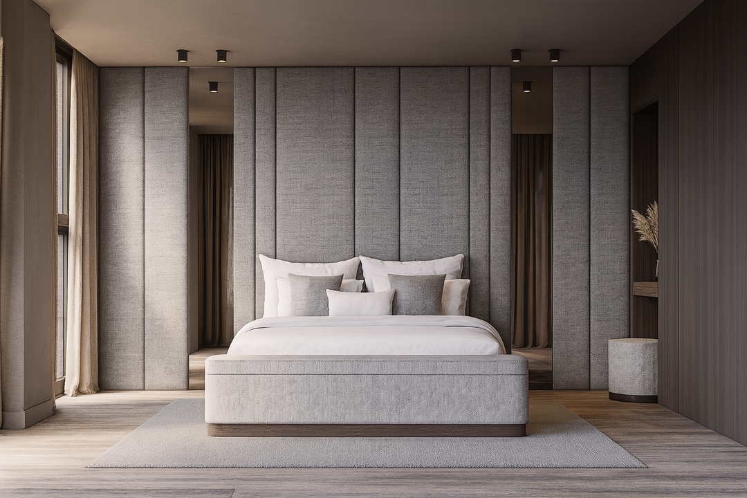 Mariolina Headboard – Verticaal gestikt hoofdbord op maat – mirellahome
